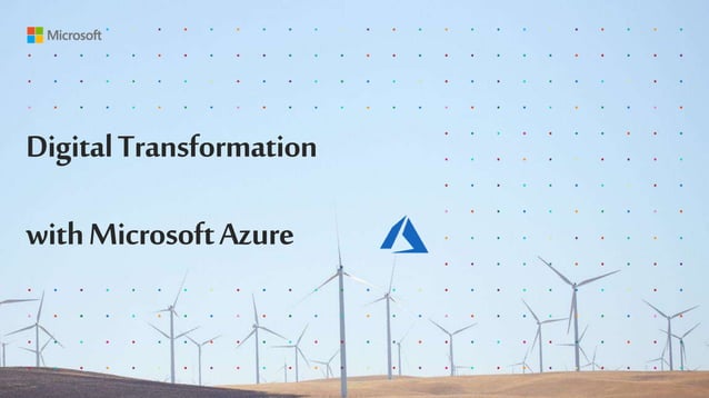 Digital Transformation with Microsoft Azure | PPT