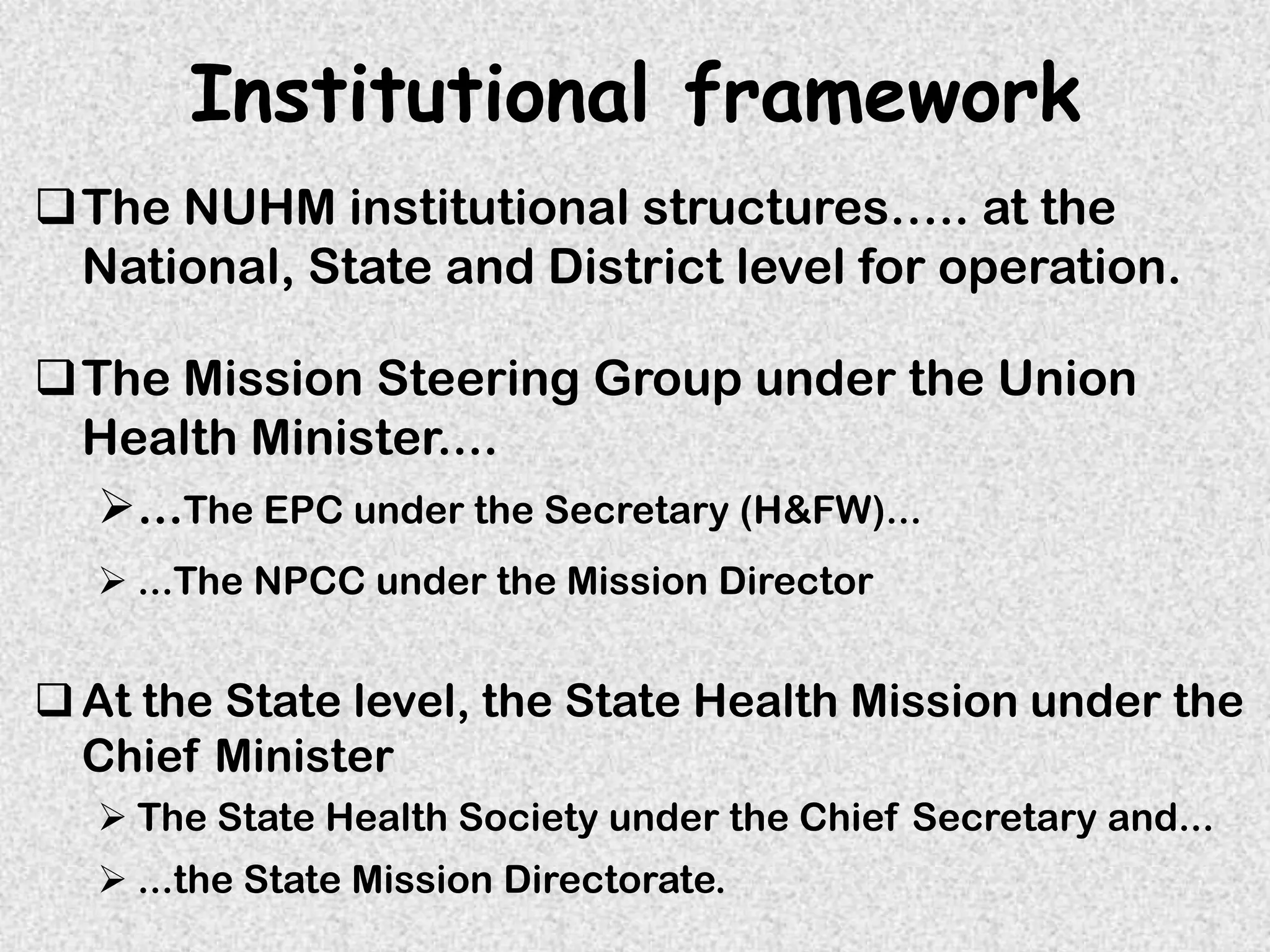 National Urban Health Mission | PPTX