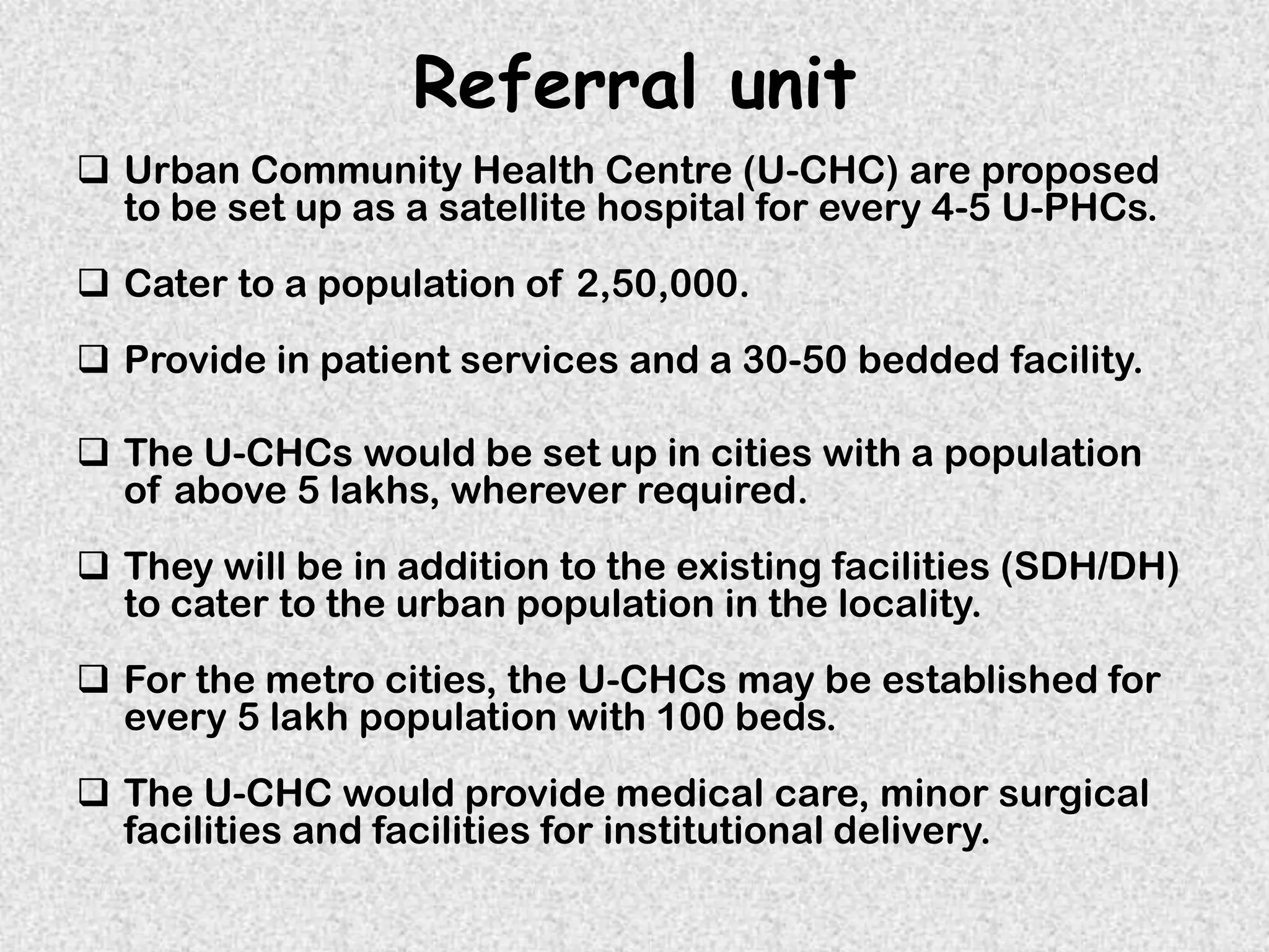 National Urban Health Mission | PPTX