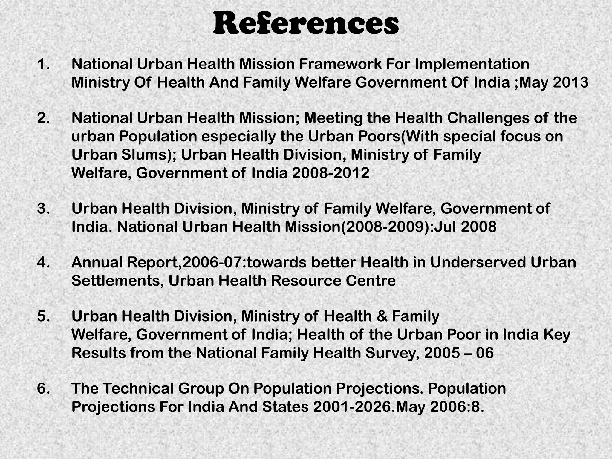 National Urban Health Mission | PPTX
