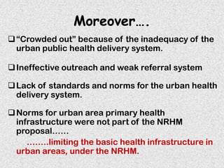 National Urban Health Mission | PPTX