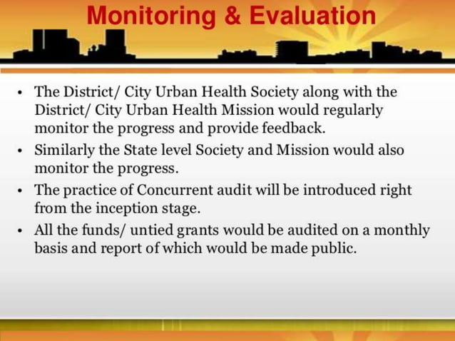 National urban health mission | PPTX