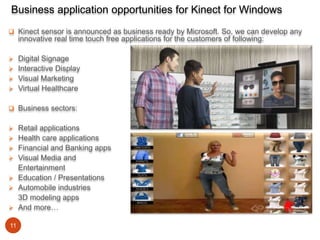 Natural User Interface Microsoft Kinect and Surface Computing | PPTX