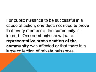 Nuisance | PPTX