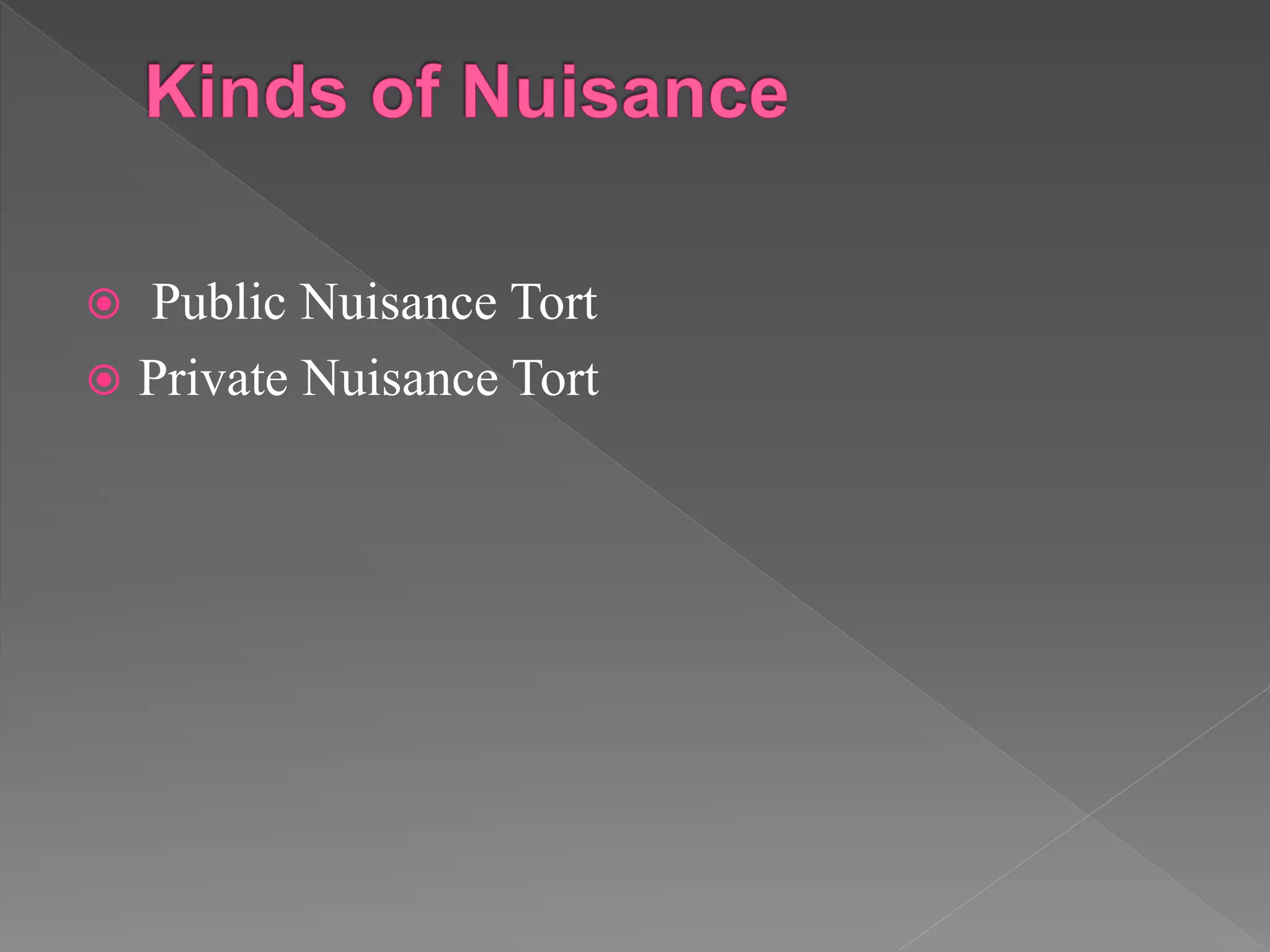 Nuisance as a Tort.pptx