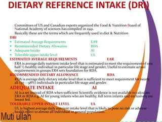 Nutrition and relation to biochemistry lecture no 1 | PPTX