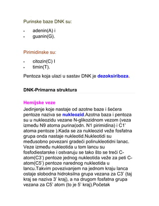 Nukleinske kiseline i proteini | DOC