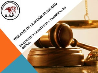 Nulidad del acto jurídico | PPTX | Law