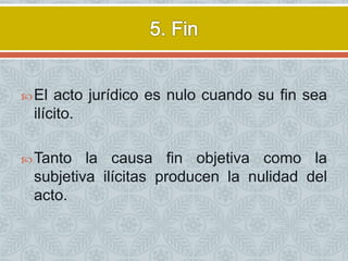 Nulidad en el Acto Jurídico | PPTX
