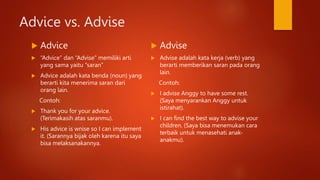 KATA SERUPA DALAM BAHASA INGGRIS | PPT