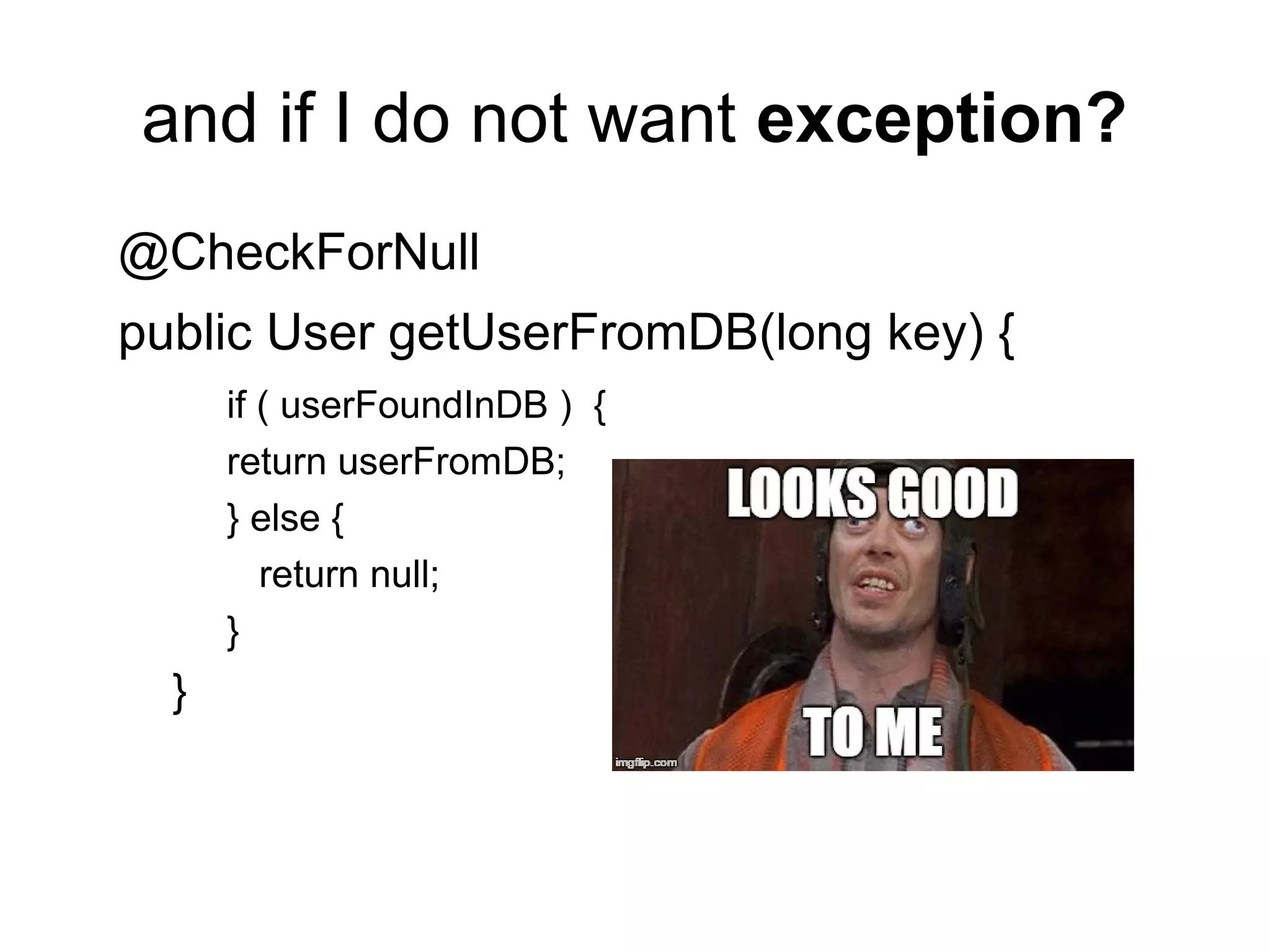 Fighting null with memes | ODP