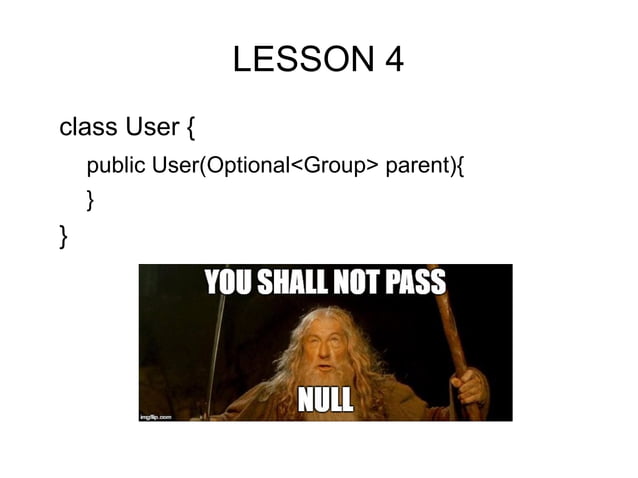 Fighting null with memes | ODP