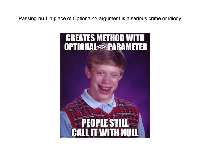 Fighting null with memes | ODP