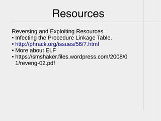 A Dive Into ELF Binaries | ODP