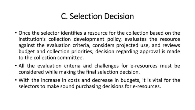 Management of electronic resources for electronic librarianship | PPTX | Publishing Industry ...