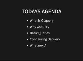 OSQuery - Monitoring System Process | PDF