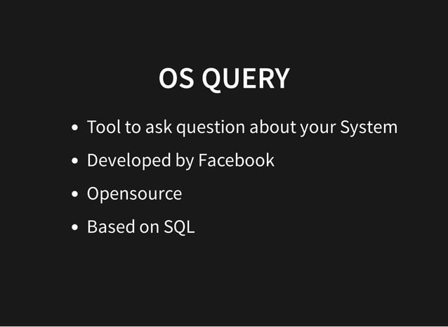OSQuery - Monitoring System Process | PDF | Operating Systems | Computer Software and Applications