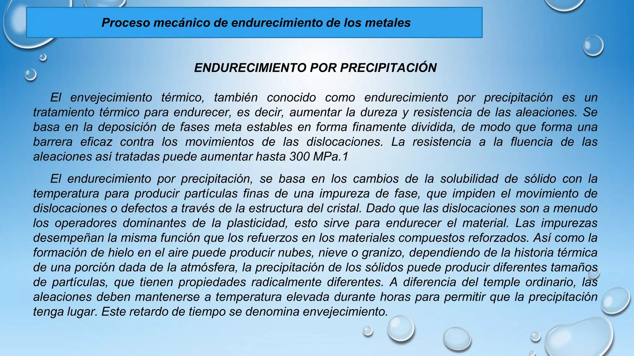 procesos mecanicos de endurecimiento | PPT