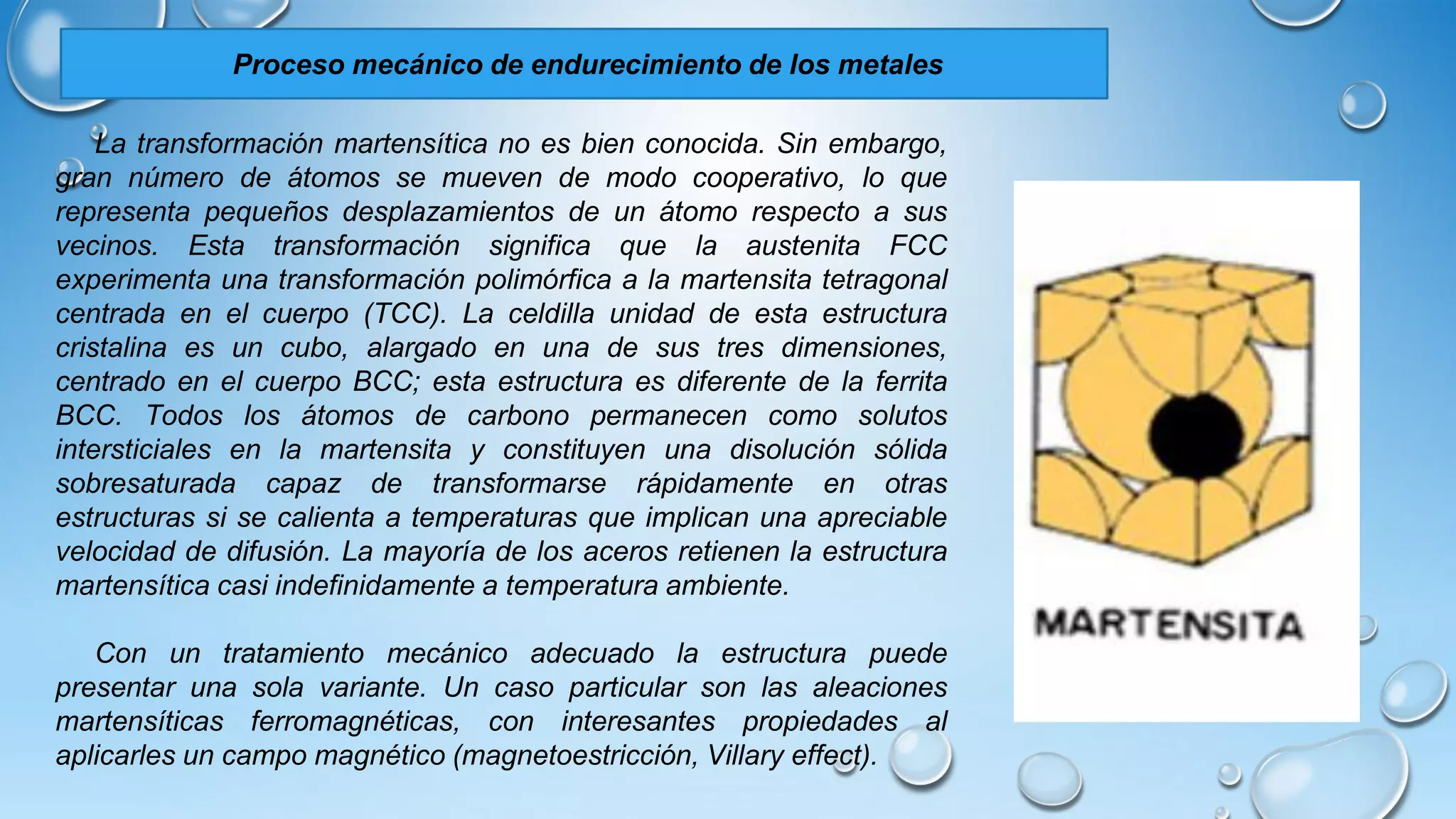procesos mecanicos de endurecimiento | PPT