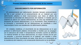 procesos mecanicos de endurecimiento | PDF