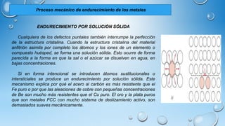 procesos mecanicos de endurecimiento | PDF