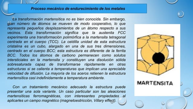 procesos mecanicos de endurecimiento | PPT