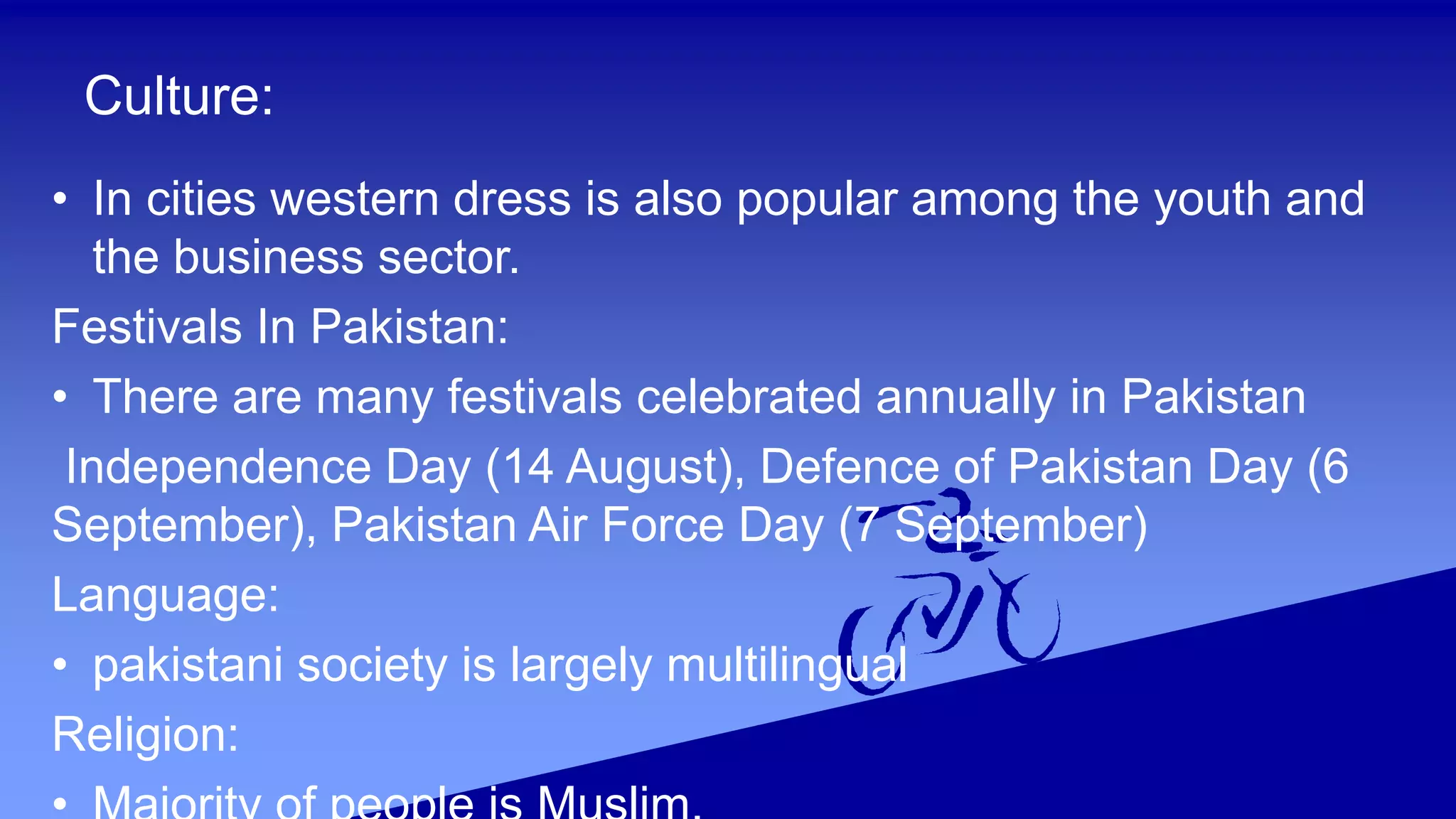 society and culture of Pakistan | PPTX