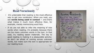 Vocabulary Development in Oxford English | PPTX