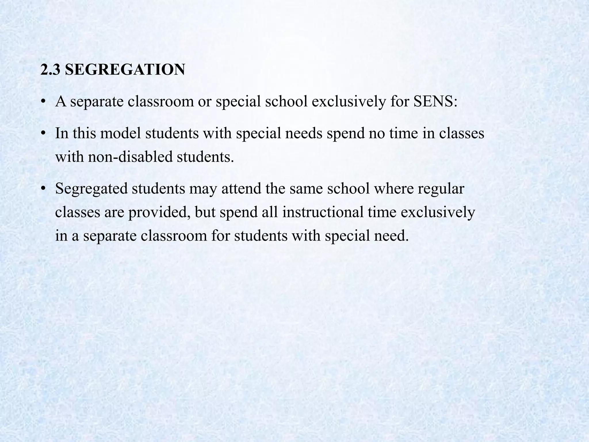 Inclusion Models | PPTX