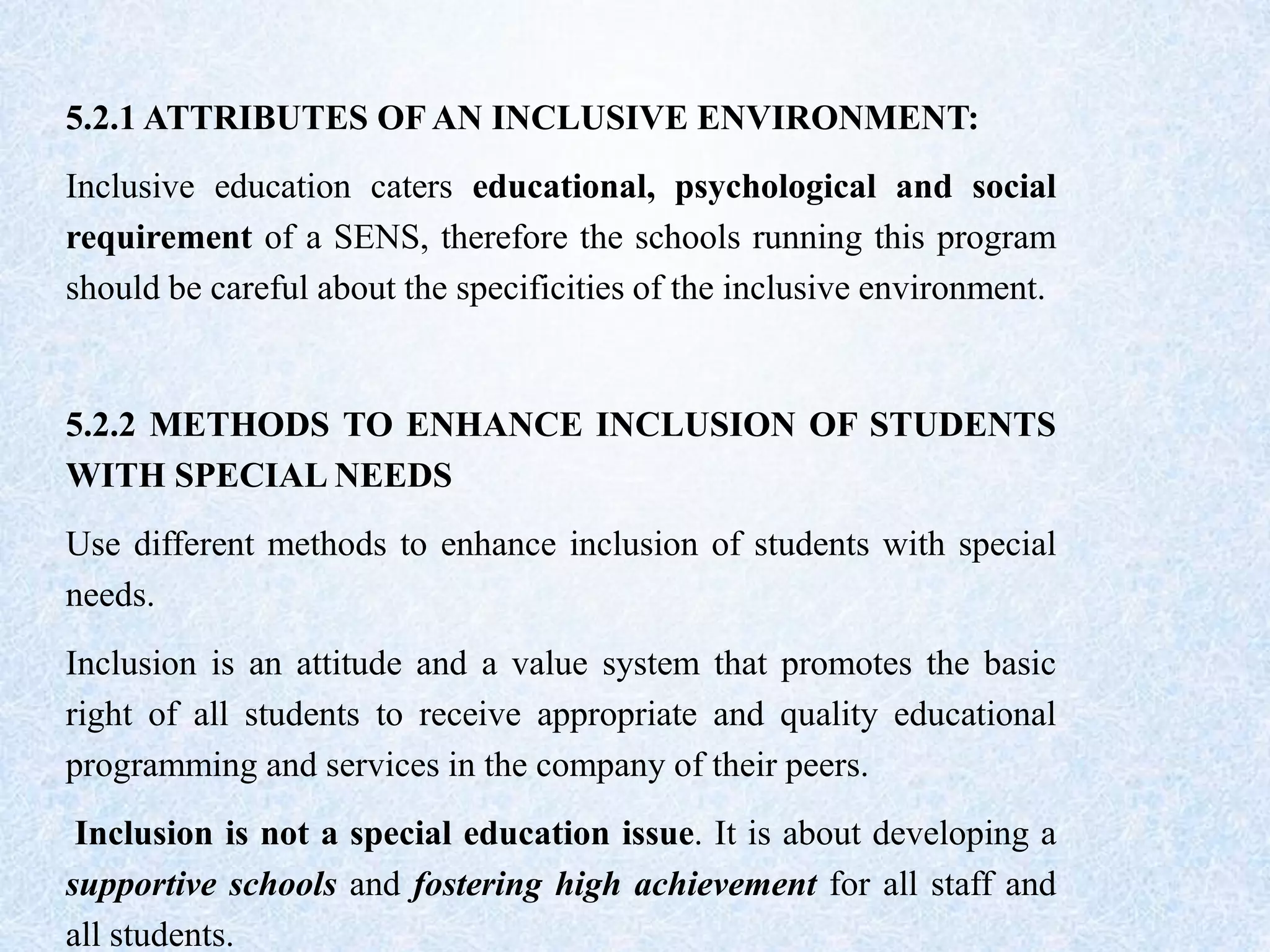 Inclusion Models | PPTX