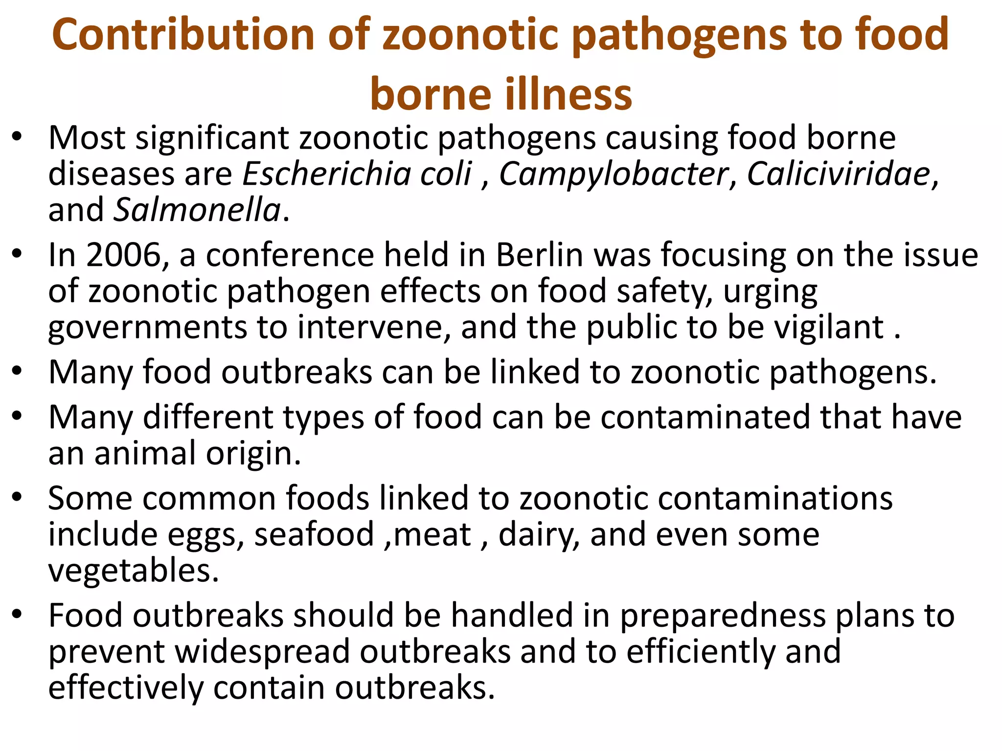 Zoonotic disease and pathogens slideshare | PPTX