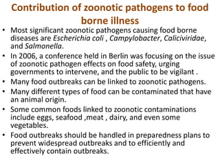 Zoonotic disease and pathogens slideshare | PPTX