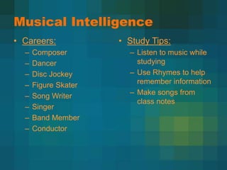 multiple intelligence theory of psychology | PPT