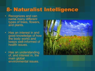 multiple intelligence theory of psychology | PPT