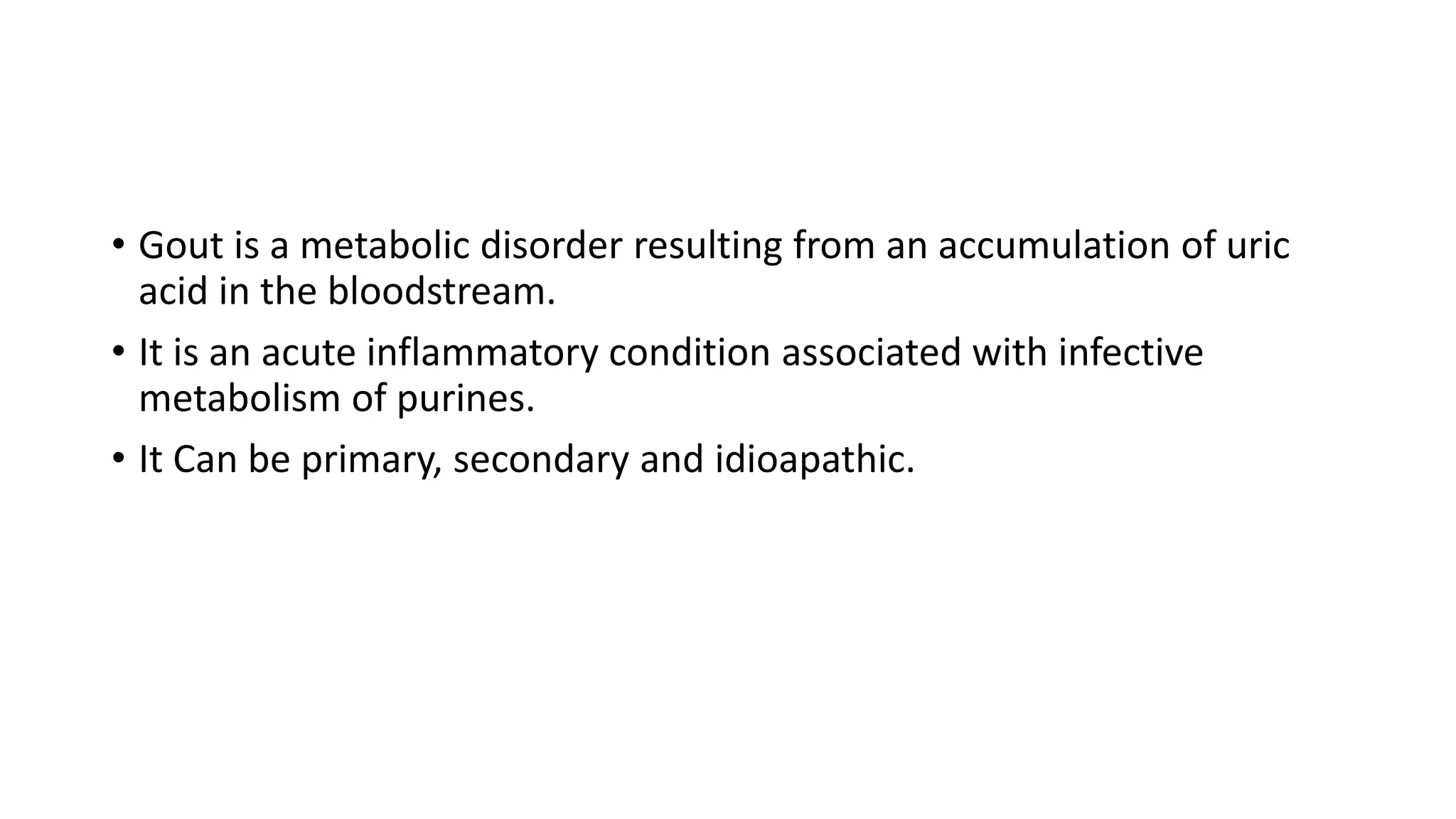 Gout - Pathophysiology of gout null.pptx