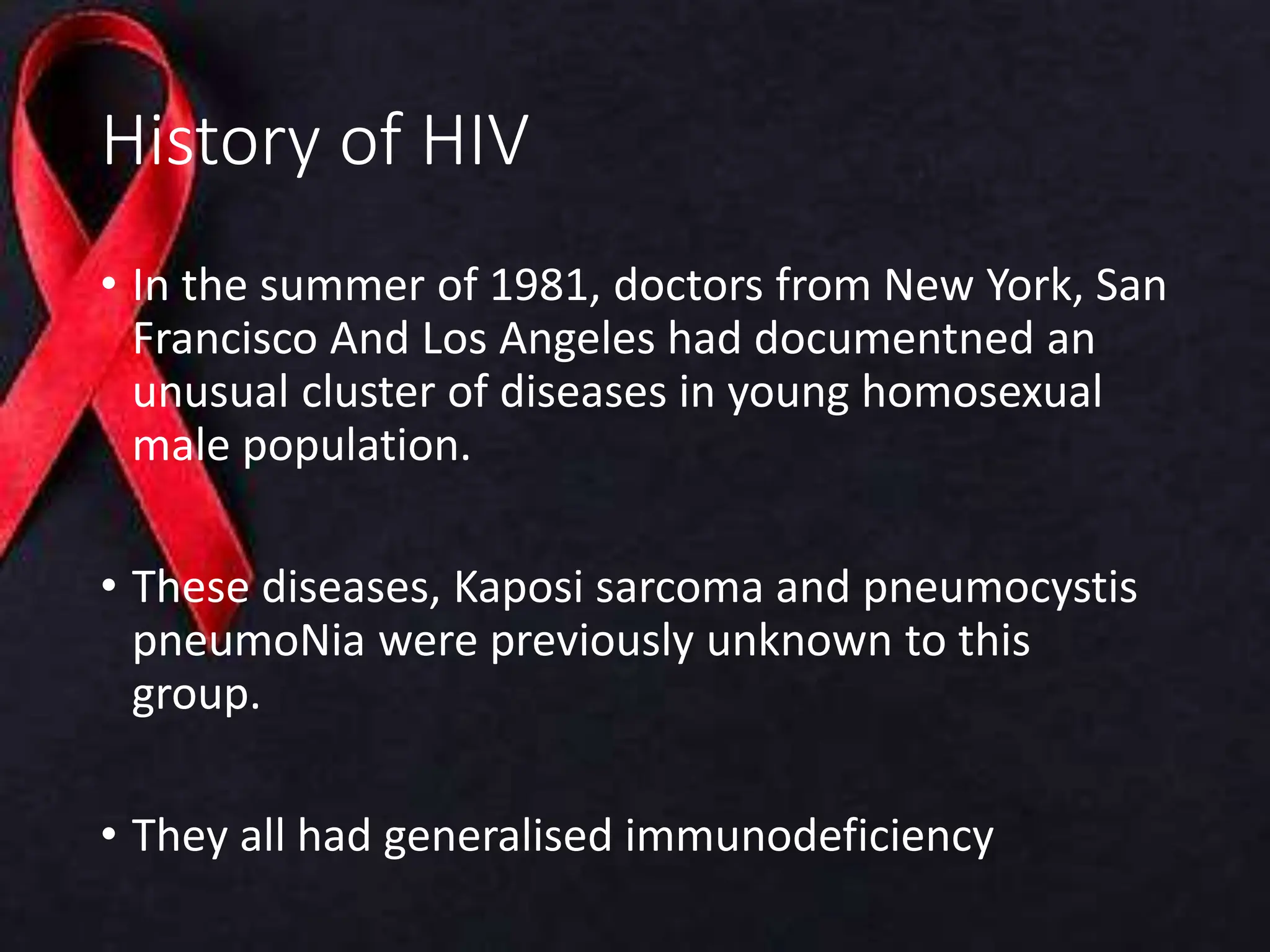 Tracing the History of HIV: Exploring Controversial Points | PPTX