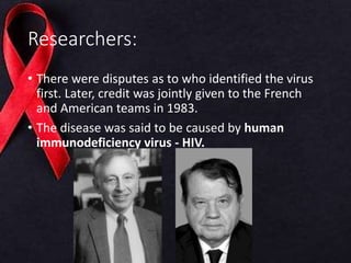 Tracing the History of HIV: Exploring Controversial Points | PPT