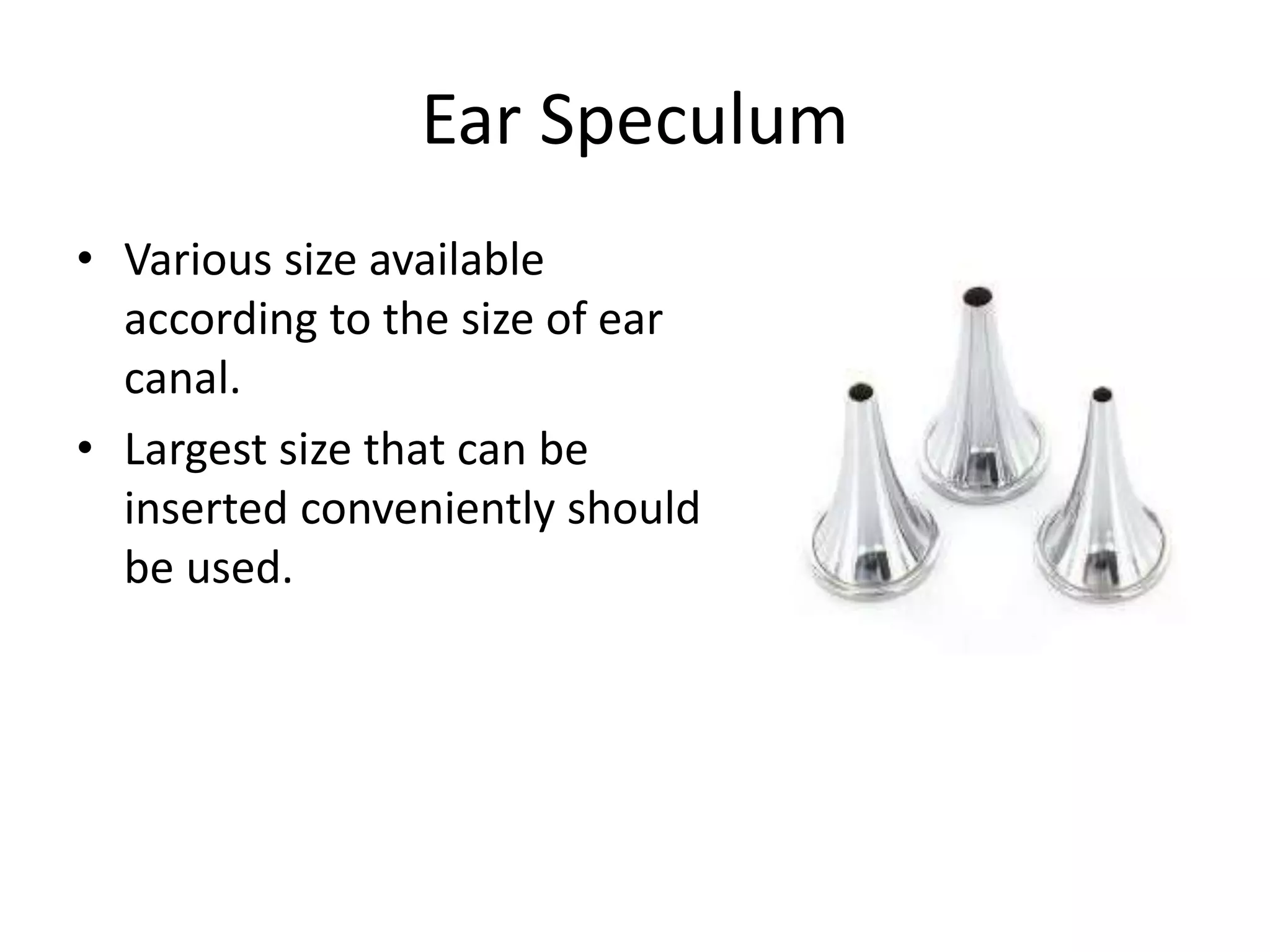Ent instrument | PPTX