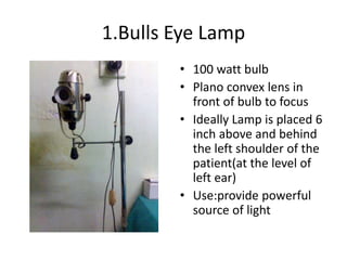 Ent instrument | PPTX