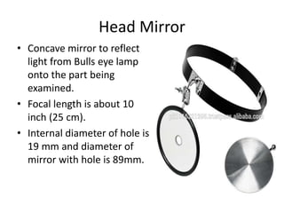 Ent instrument | PPTX