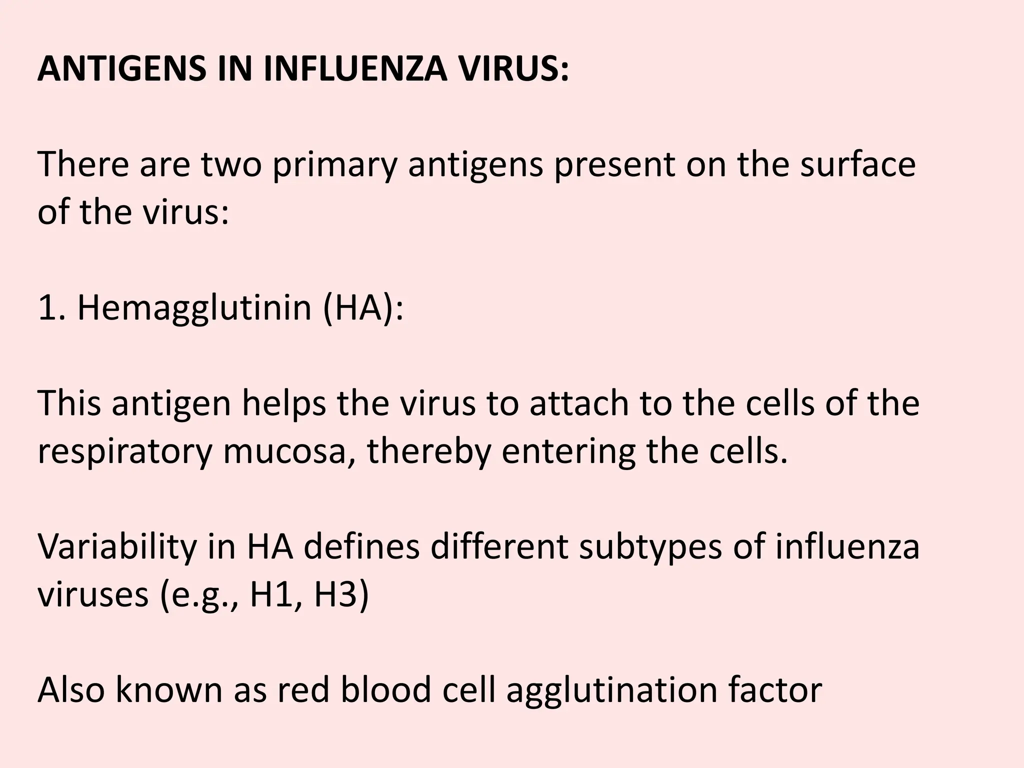 Antigenic structure of influenza virus, antigen drift and shift | PPTX