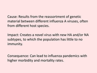 Antigenic structure of influenza virus, antigen drift and shift | PPTX