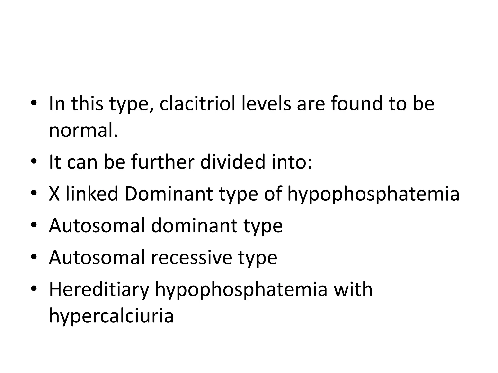 Classification of rickets: based on biochemical profile, bit d ...