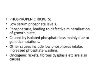 Classification of rickets: based on biochemical profile, bit d ...