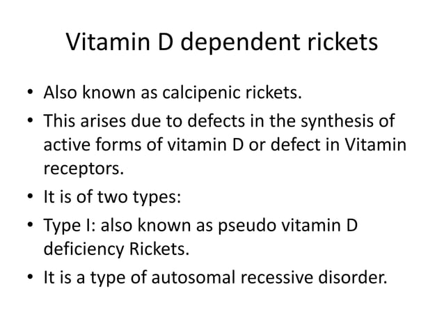 Classification of rickets: based on biochemical profile, bit d ...