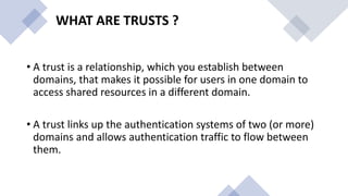 Active Directory Trusts | PPT