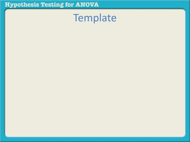 Null hypothesis for One way RM ANOVA | PPT