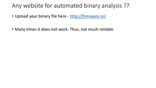 Null mumbai-reversing-IoT-firmware | PPT