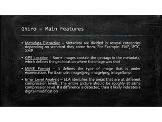 Null picture forensics using ghiro appliance | PDF