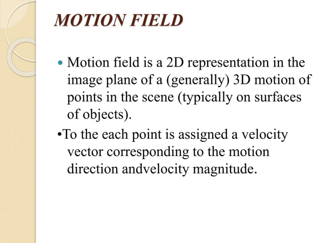 video motion analysis | PPT | Free Download